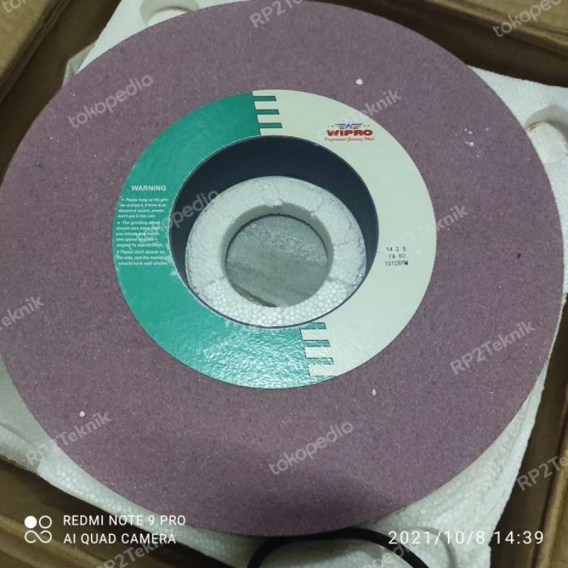 Promo Batu Gerinda 355 X 50 X 127 Grinding Wheel Batu Asah Poles Wipro ...