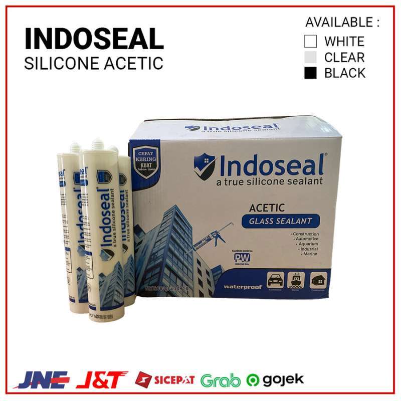 Jual Indoseal Lem Kaca Aquarium / Sealant Kaca 300ml - Hitam Di Seller ...