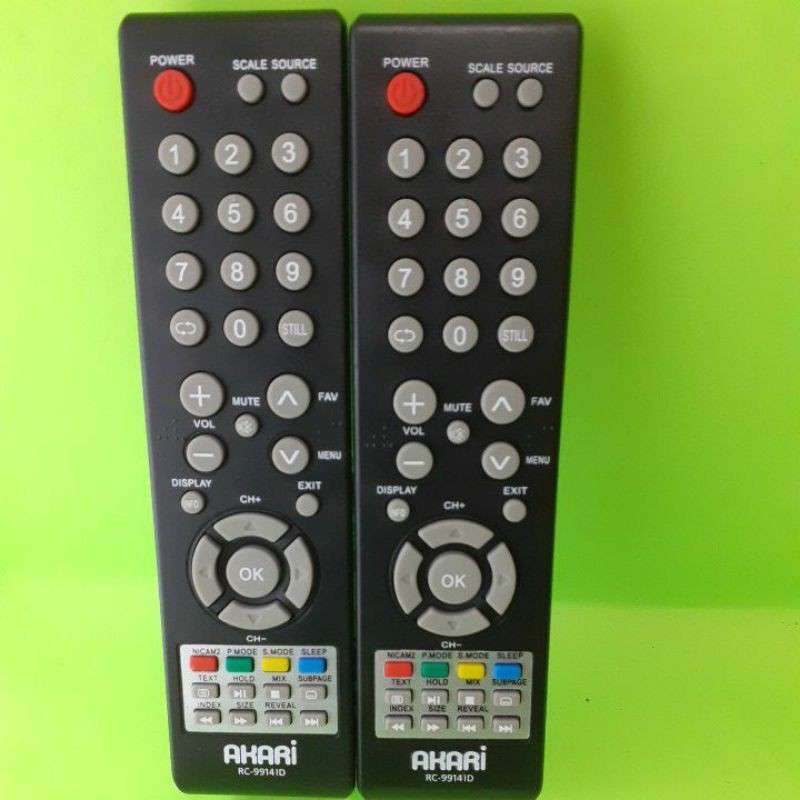 Jual Remote Tv Akari Original Led Lcd Tabung Rc-9914id Di Seller ...