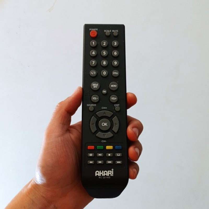 Jual Remote Tv Akari Original Led Lcd Tabung Rc-9914id Di Seller ...