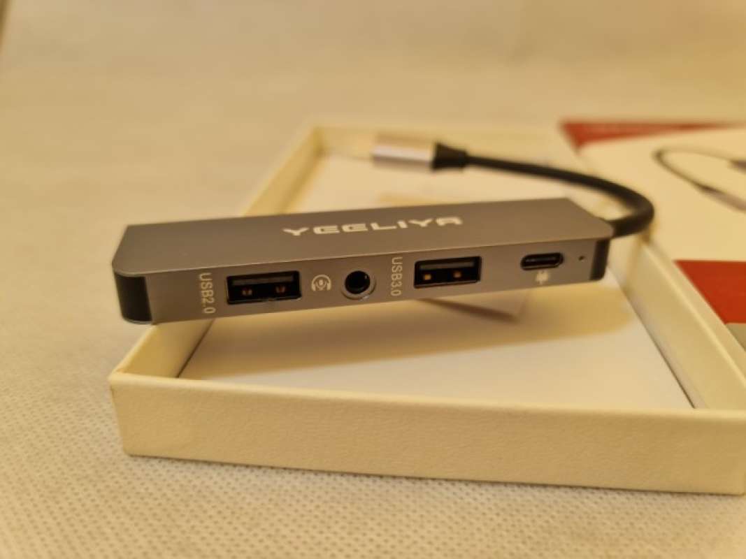 Promo ULS-CH3005 5 IN 1 Multiport USB Type C HUB HDMI Card Reader ...