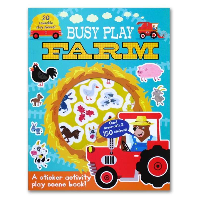 Promo Farm Sticker Activity Play Book buku aktivitas stiker hewan ...
