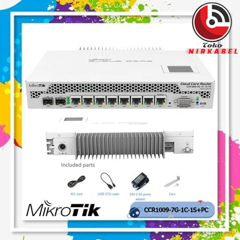 Promo MikroTik CCR1009-7G-1C-1S+PC CCR1009 7G 1C 1S+ PC Diskon 23% di ...