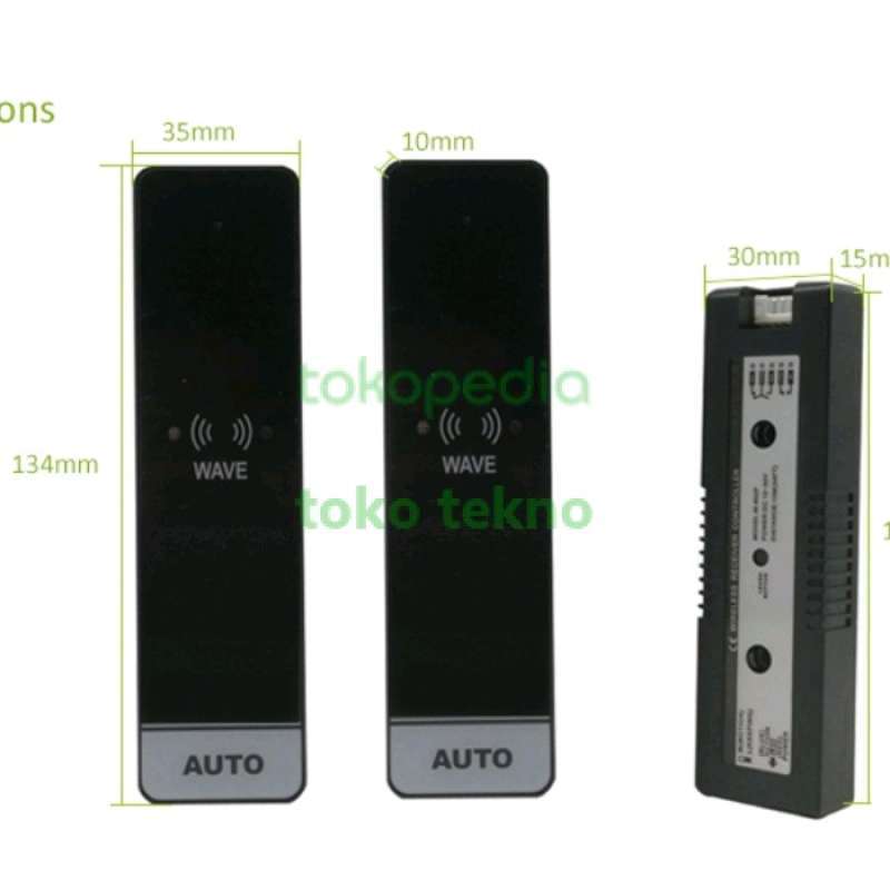 Promo Wireless Wave Sentuh Infrared Sensor Wave No Touch Automatic Door ...