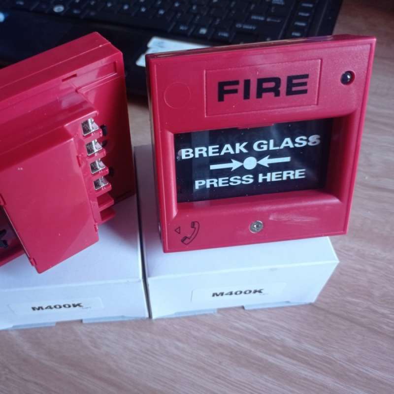 Promo Manual / Break Glass Mk 400 K/T System Sensor/Notifier Diskon 20% ...