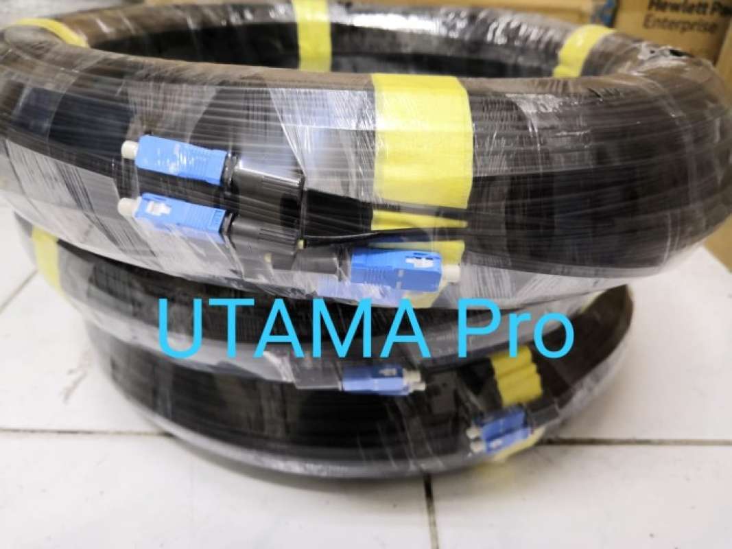 Promo Kabel Fiber Optic 2 Core SC Connector Singlemode 200m Diskon 23% ...