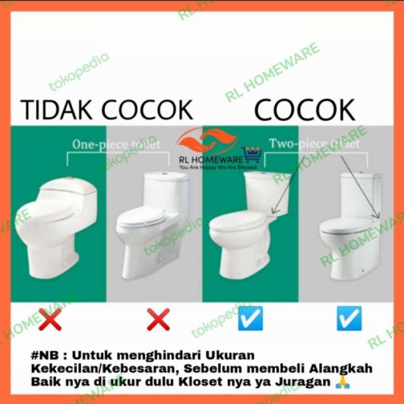 Jual Tutup Closet Duduk / Toilet Cover Model Toto Universal Amstard Ina ...