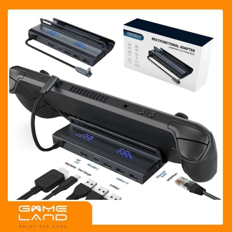 Jual Pgtech Multifunctional Dock Docking Station Adapter For Steam Deck ...