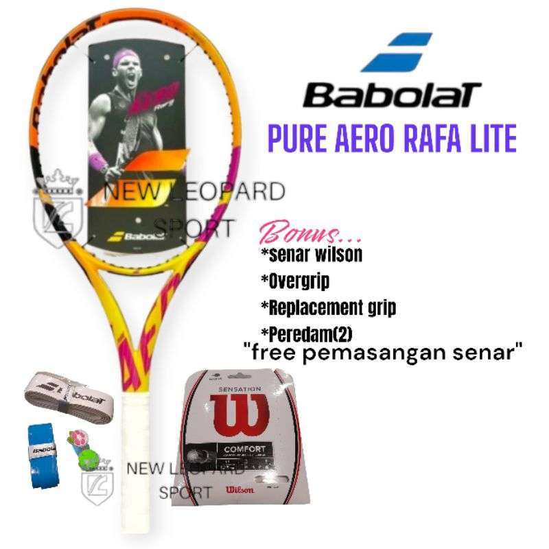 Jual Raket Tenis Babolat Pure Aero Lite Rafa 270gram Di Seller New Leopard Sport Official Store ...