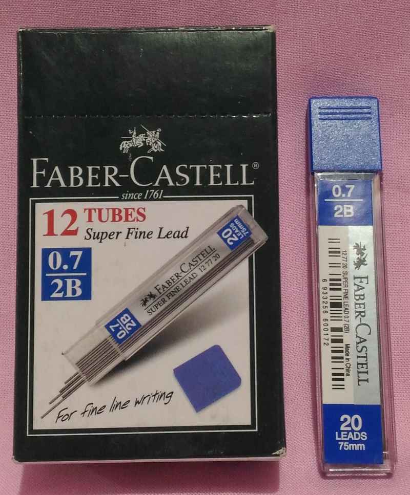 Jual Refil isi Pensil Faber Castell Mechanical Pencil Lead 0.7 0,7 ASLI ...