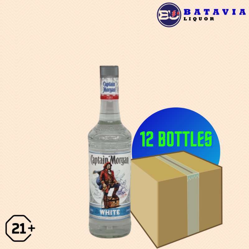 Jual Captain Morgan White 750ml 12 Botol di Seller Batavia Liquor ...