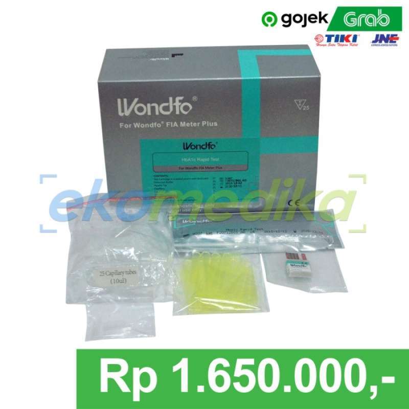 Jual Reagen Test HbA1C for WONDFO FIA Meter isi 25 test di Seller Indah ...