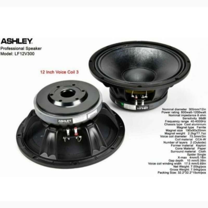 Promo SPEAKER KOMPONEN ASHLEY 12 INCH LF12V300 ORGINAL BERGARANSI ... Promo SPEAKER KOMPONEN ASHLEY 12 INCH LF12V300 ORGINAL BERGARANSI ...