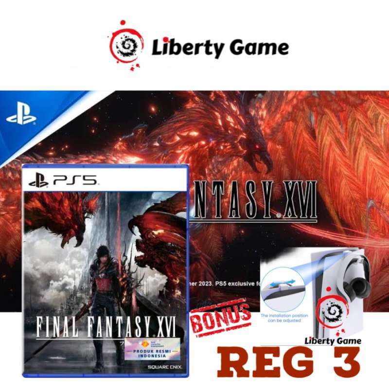Jual PS5 Final Fantasy XVI / Final Fantasy 16 / FF16 / FF XVI di Seller Liberty Game - Liberty ...