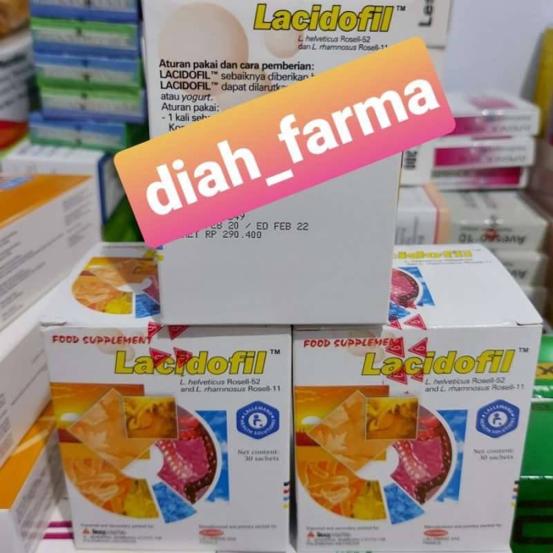 Promo Lacidofil Sachet Bok Isi 30sachet Diskon 23% Di Seller Abata Shop ...
