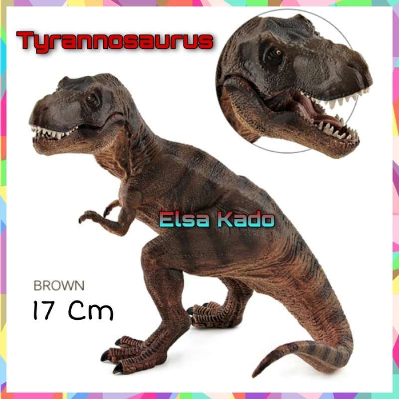 Jual Figure T-rex Coklat Dinosaur Jurassic World Mainan dinosaurus di ...