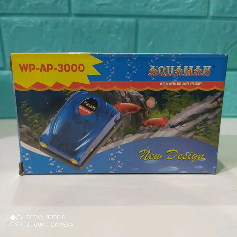 Jual Aquaman WP AP 3000 Aerator 2 Lubang Aquarium di Seller Richie Helm ...