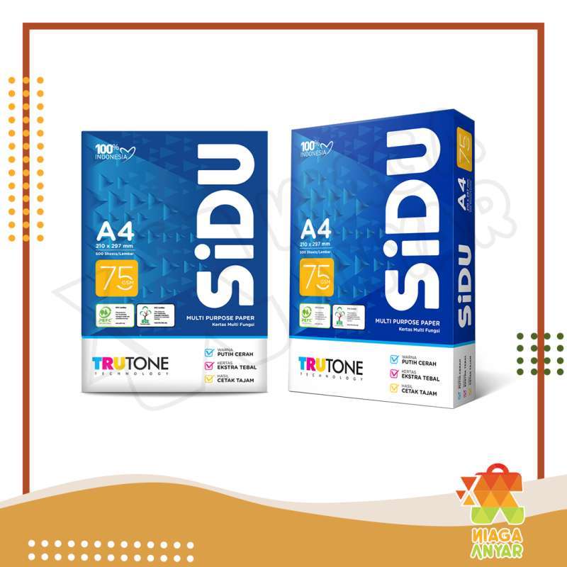 Jual Na Kertas Hvs Multifungsi A4 75 Gram Kertas Fotocopy 75 Gsm Gr
