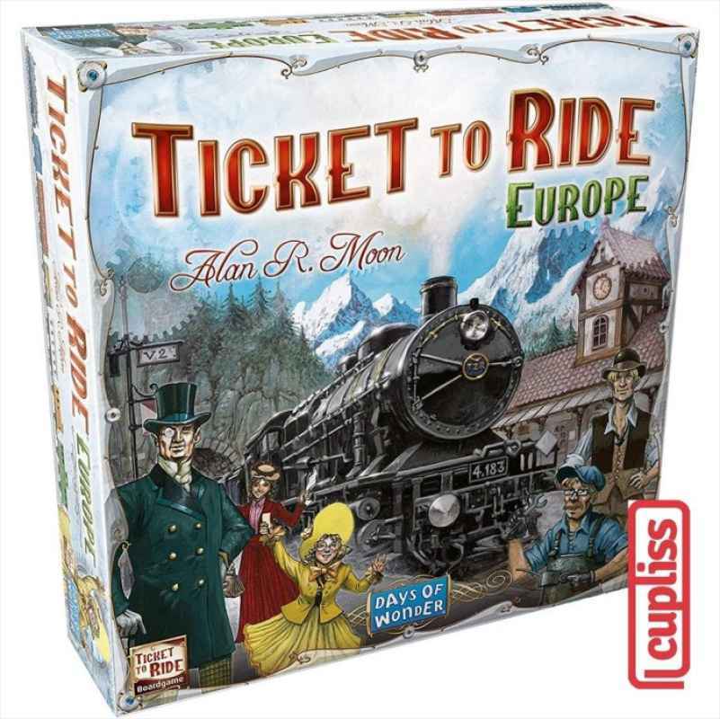 Promo Ticket To Ride Europe Board Game Days of Wonder Original Diskon ...