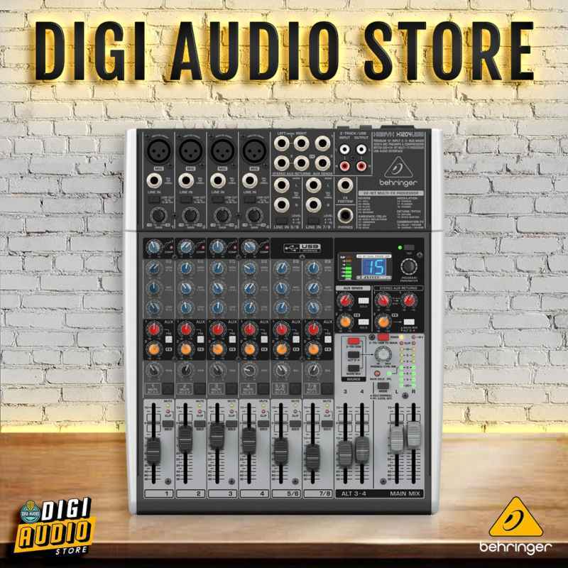 Jual Mixer Audio Behringer X1204USB 6 Channel USB Audio Interface Soundcard Recording + Effect ...