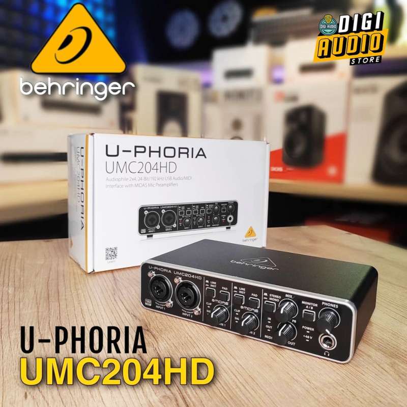 Jual Behringer Umc204hd ( Umc 204 Hd ) Soundcard Usb Audio Interface ...
