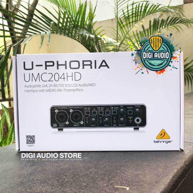 Jual Behringer Umc204hd ( Umc 204 Hd ) Soundcard Usb Audio Interface ...
