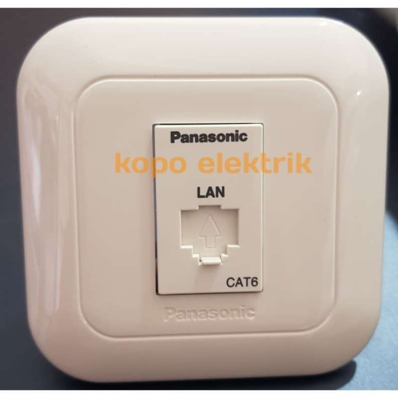 Promo Panasonic Soket LAN Cat6 Outlet Data CAT6 Tanam Diskon 1% di ...