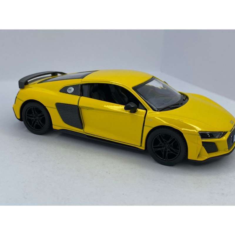 Jual diecast mobil koleksi 2020 Audi R8 Coupe Kinsmart warna KUNING di ...