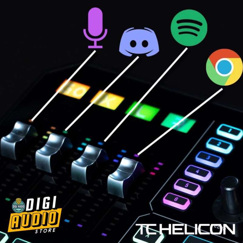 Jual Tc Helicon Go Xlr Mini Audio Mixer Usb Interface Soundcard For ...