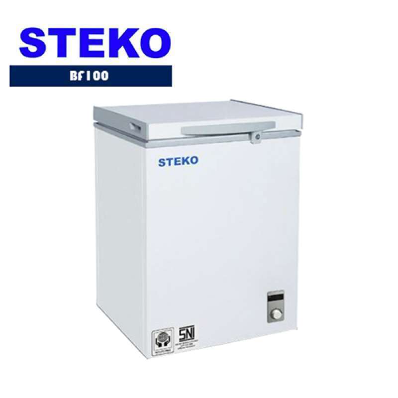 Promo SJP Chest Freezer Freezer BOX Steko BF-100 100L Lemari Pembeku ...