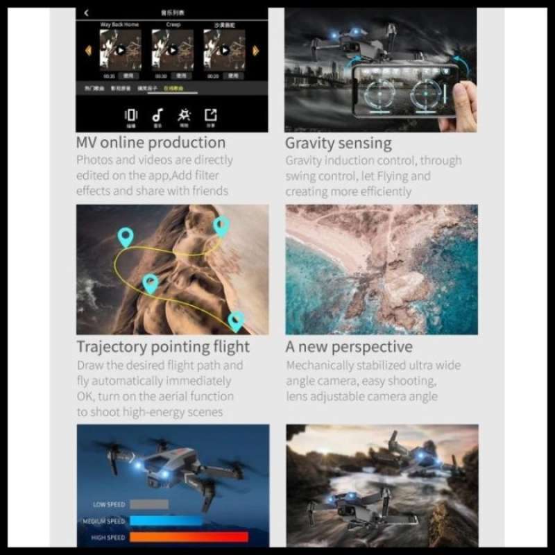 Promo P5 Pro Dual 4K Camera Drone 2.Ghz Wifi Obstacle Avoidance Anti ...