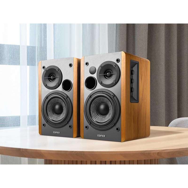 Jual Edifier Active Bookshelf Speaker Set Retro Look With Remote ...