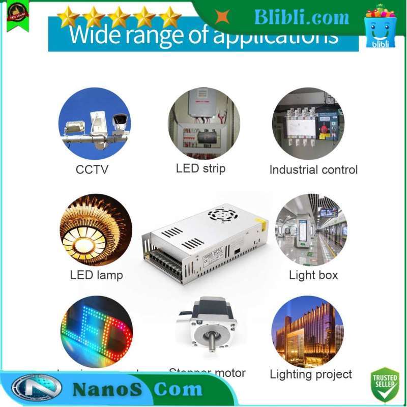 Jual Suswe Trafo Adaptor Power Supply Switching 12v 10a For Modul Led Cctv - Sus120w Di Seller ...