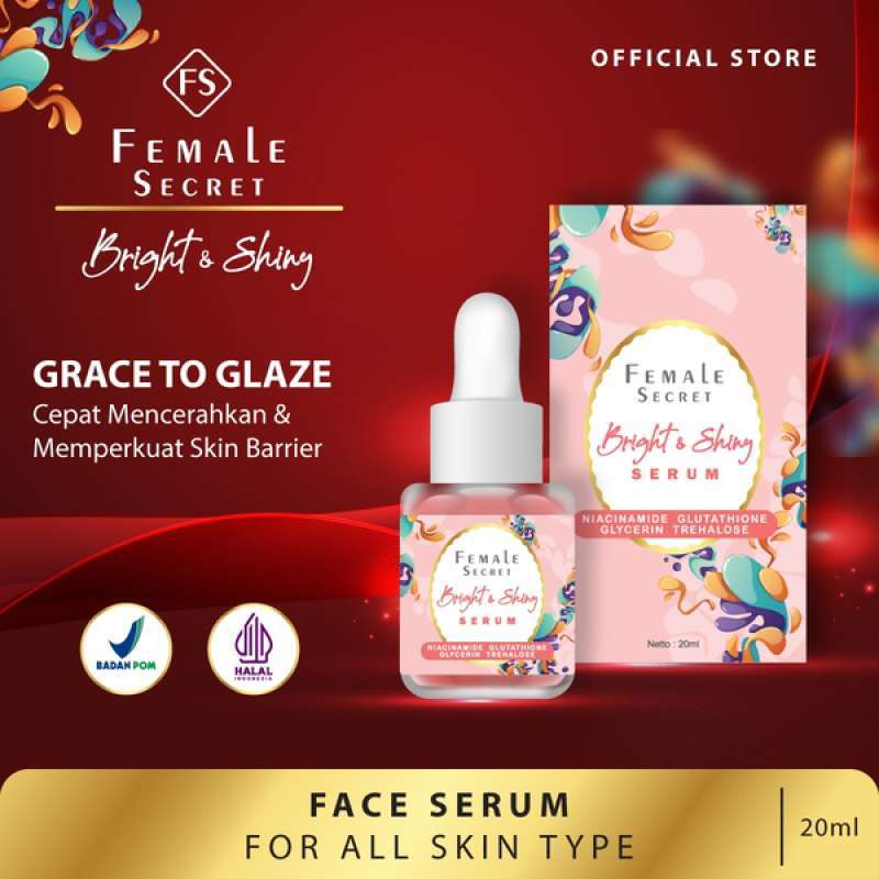 Promo Female Secret Bright & Shiny | Serum Glutathione | Serum ...
