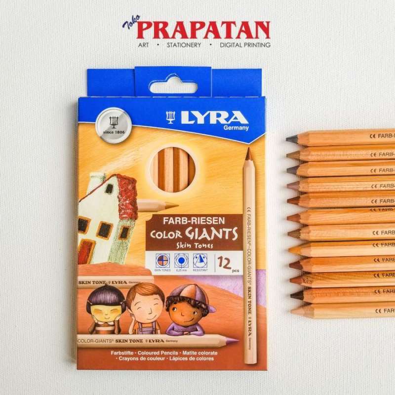 Jual Lyra Color Giants Skin Tones 12 Warna / Farb-Riesen di Seller Toko ...