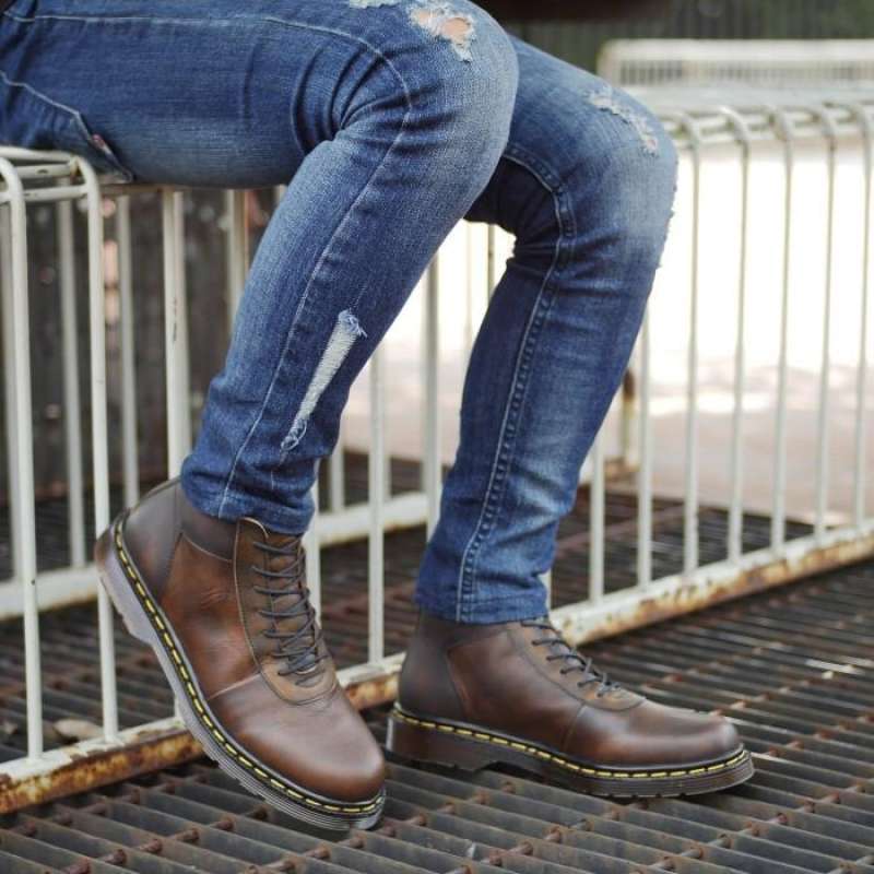Jual Sepatu Boots Casual Formal Turing Kulit Asli Sultan X Greata Svend ...