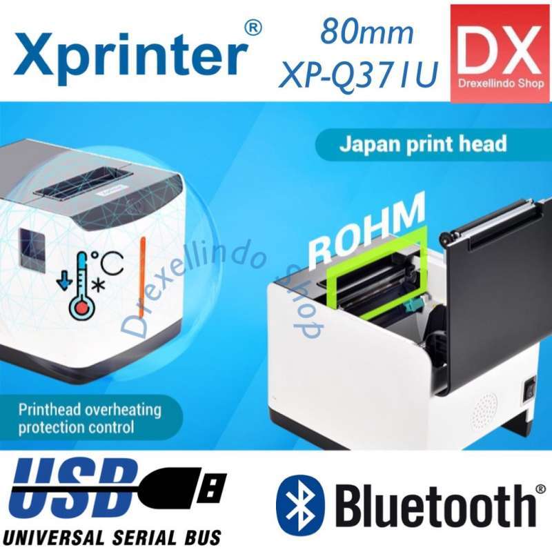 Jual Printer Thermal Struk Kasir Dan Barcode Label Xprinter Xp-q371u ...