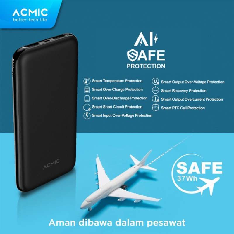 Promo Acmic Powerslim 10000Mah Slim Powerbank 2A Fast Charge - Multicolor Diskon 23% di Seller ...