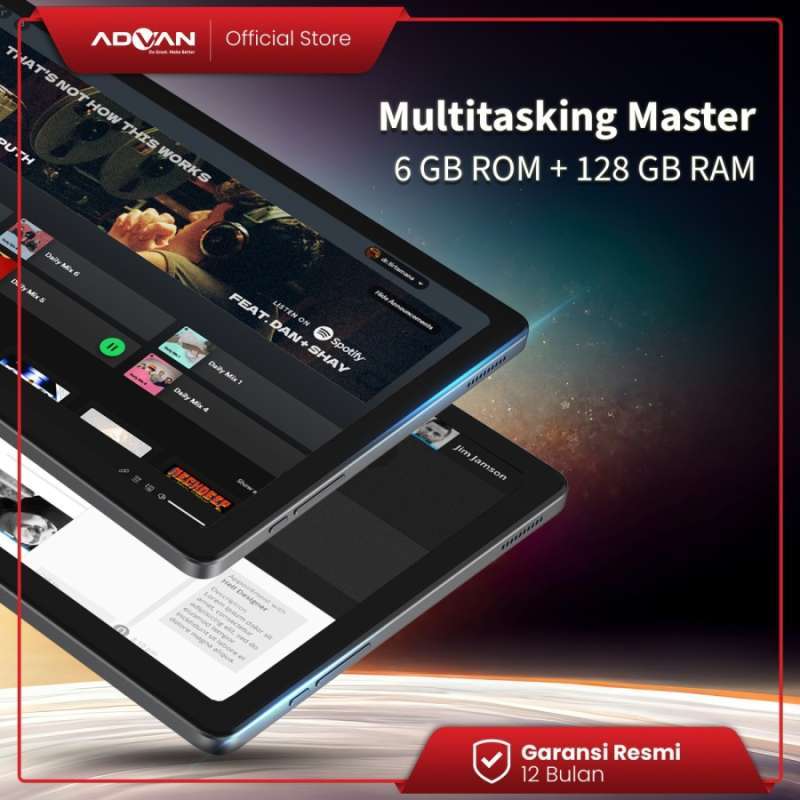 Promo Advan Tab Vx Lite 6gb / 128gb 10.4 Inch Tiger T618 Android 13 ...