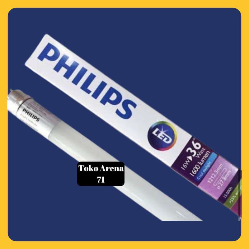 Promo Lampu Tl Neon Philips Tube Ecofit 120cm 16w 765 T8 Tl Led 16watt ...