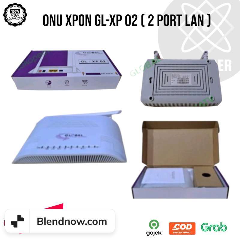 Jual ONU XPON GLOBAL GL-XP02 WIFI 2 LAN SUPPORT OMCI OLT GLOBAL di Seller Global_semarang ...