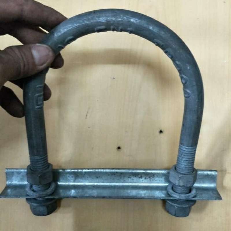 Promo U Bolt Klem Pipa Besi 4 Inch Anti Karat Hotib Galvanis Diskon 17% ...