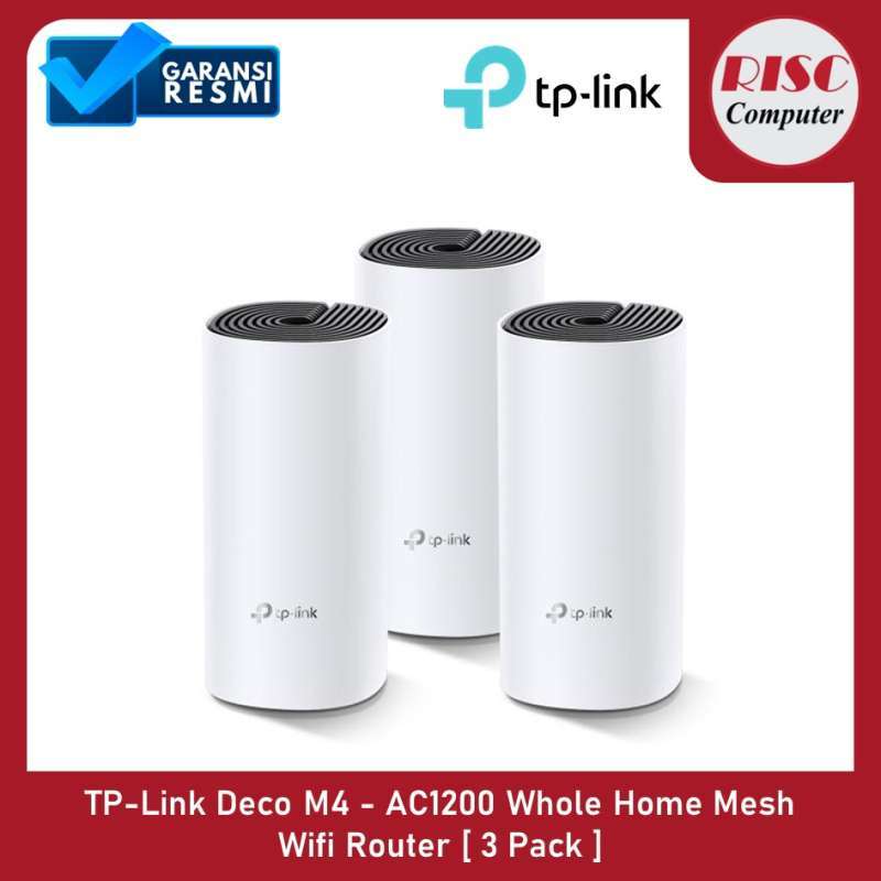 Jual Tp-link Deco M4 - Ac1200 Whole Home Mesh Wifi Router [ 3 Pack ] Di ...