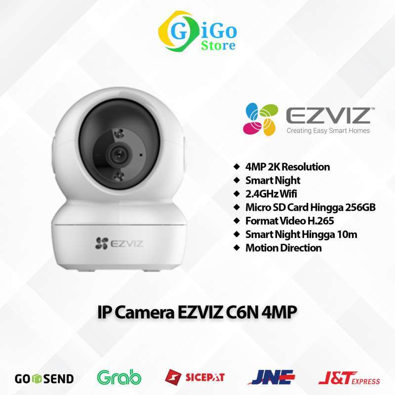 Jual IP Camera Ezviz C6N 4MP 2K Smart Wifi Pan & Tilt CCTV Rumah Kantor di Seller Gigo Store ...