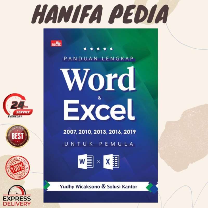 Promo Buku Panduan Lengkap Word Dan Excel Untuk Pemula Segel Original Diskon 23% di Seller Indah ...
