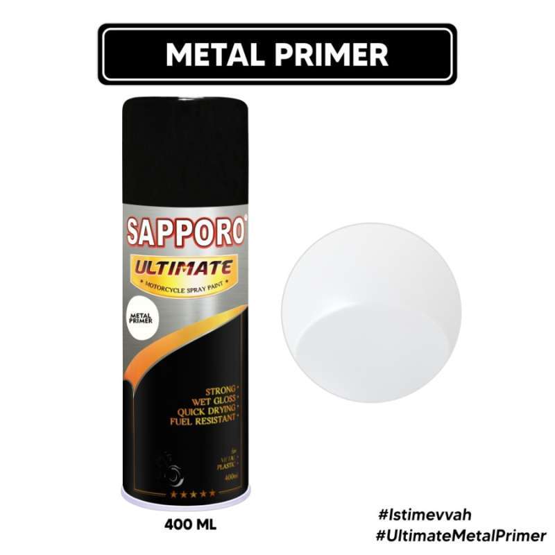 Jual Sapporo Ultimate Metal Primer / Sapporo Spray / Cat Spray Semprot ...