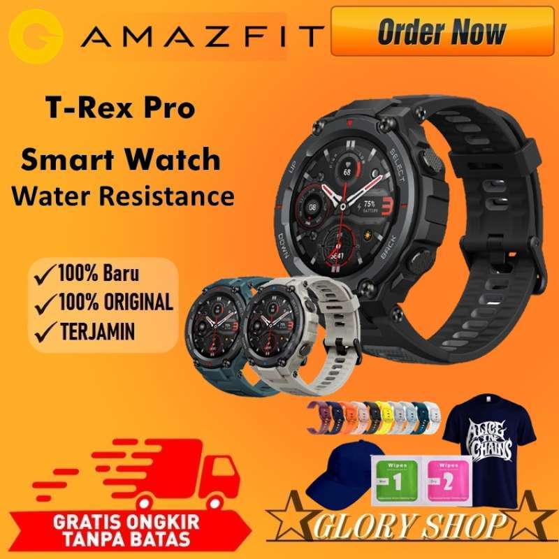 Promo Amazfit TRex Pro Smartwatch AMOLED STD Sp02GPS Garansi Resmi T Rex T-Rex Pro Diskon 17% di ...