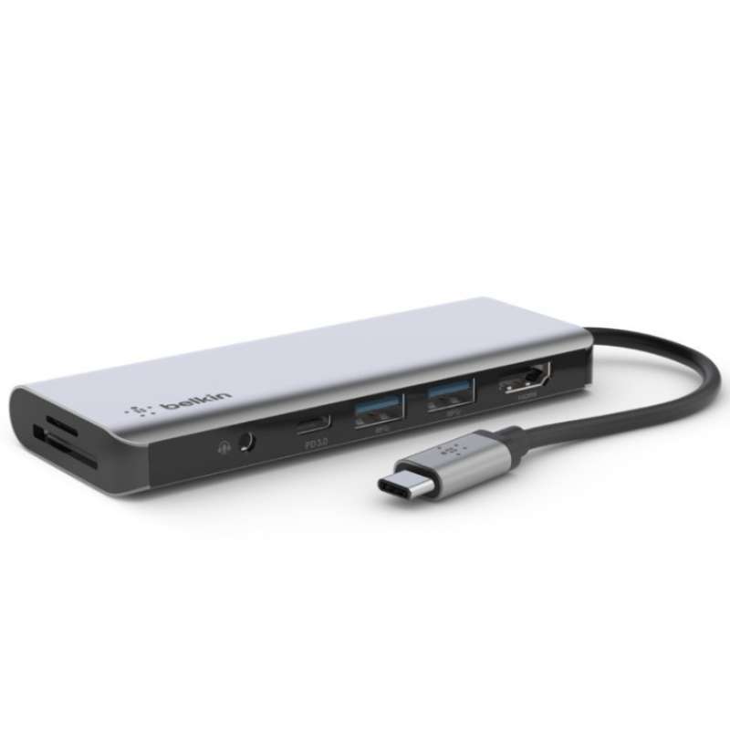 Jual Belkin CONNECT USB-C 7in1 Multiport Hub Adapter di Seller Babakiwi ...