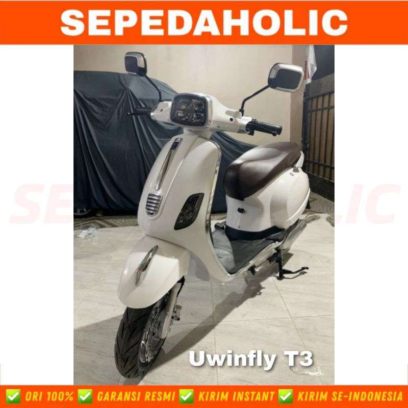 Jual Sepeda Motor Listrik Uwinfly T3 Vespa 800 Watt Electric E Bike Di Seller Sepedaholic - Kuta ...
