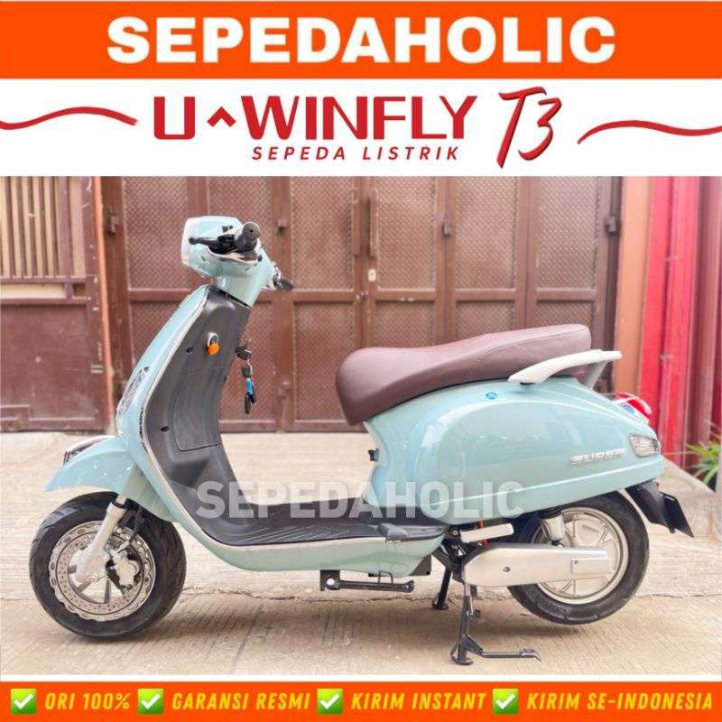 Jual Sepeda Motor Listrik Uwinfly T3 Vespa 800 Watt Electric E Bike Di Seller Sepedaholic - Kuta ...